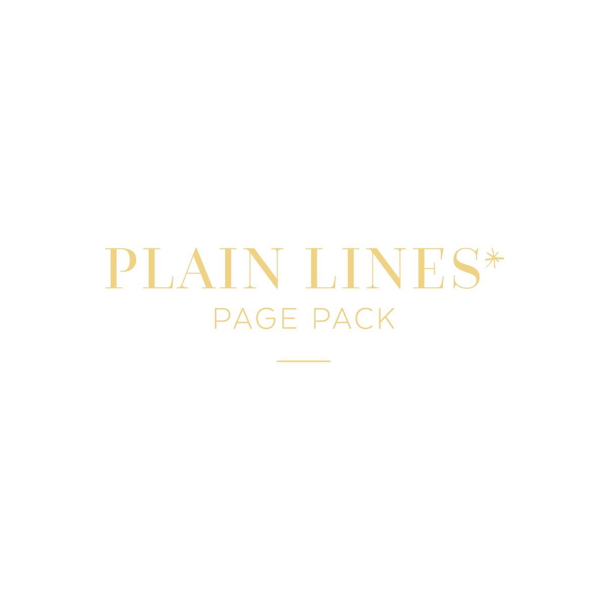 Plain Lines — Stellarize Lifestyle Stationery & Gifts